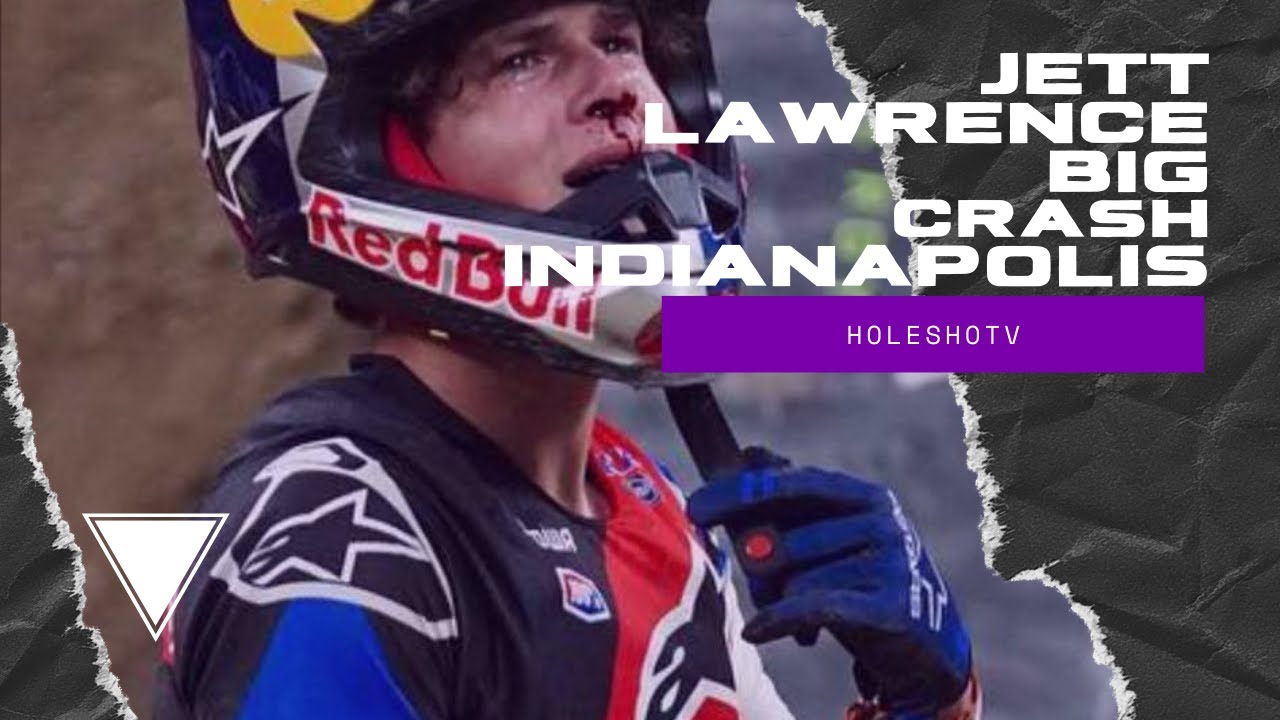 Jett Lawrence Brutal Crash at Indianapolis 2 - YouTube