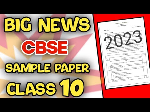 Cbse Sample Paper 2023 | Big News | Class 10 | Cbse board exam 2023 | Question Paper Pattern ...