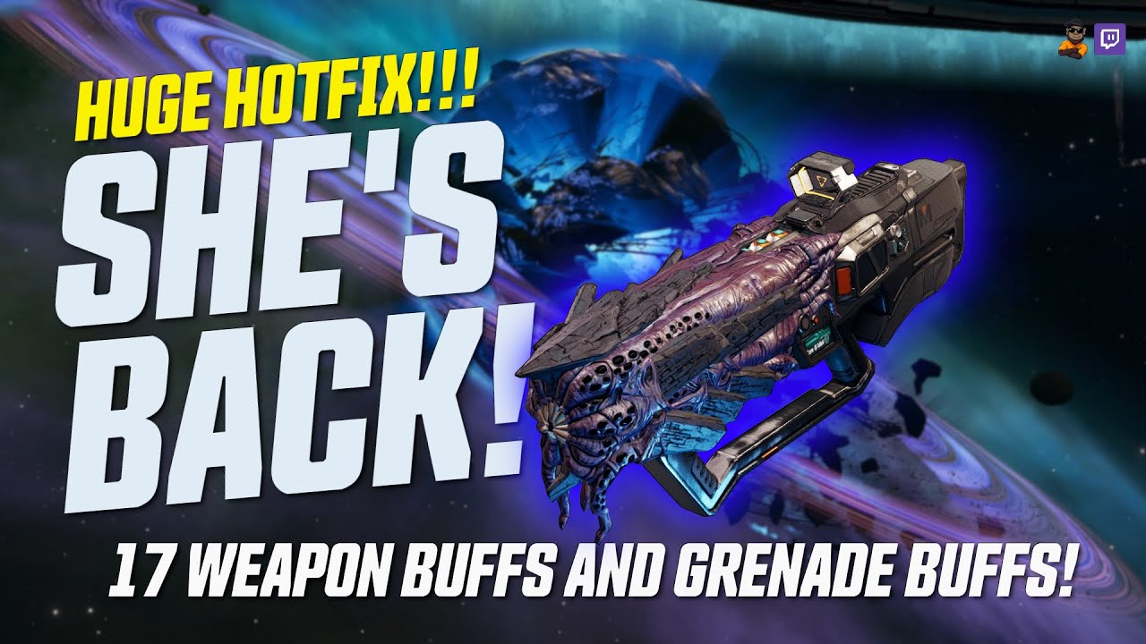 Borderlands 3 Recursion BUFF and 16 other weapon buffs! - Hotfix - YouTube