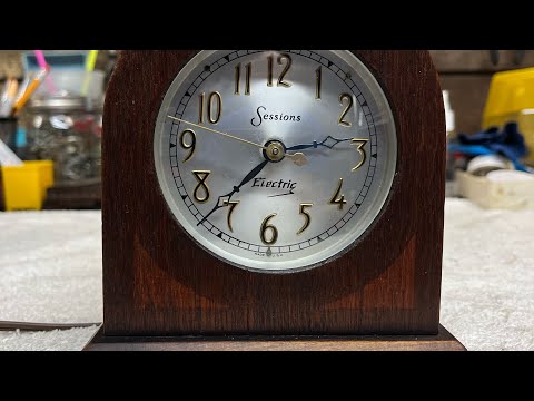 Repair and Restoration of a Sessions Electric Clock c. 1930’s. - YouTube