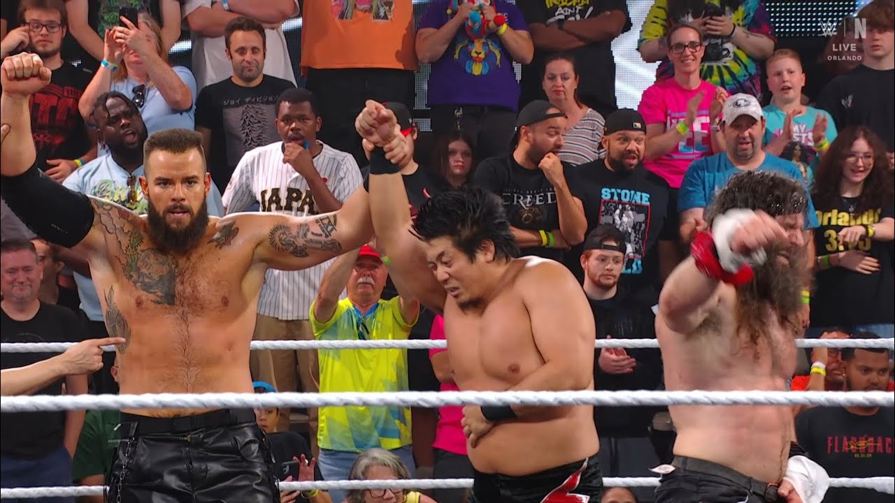 Josh Briggs, Inamura & Elijah DEFEATED Trick Williams, AJ Francis & Wes ...