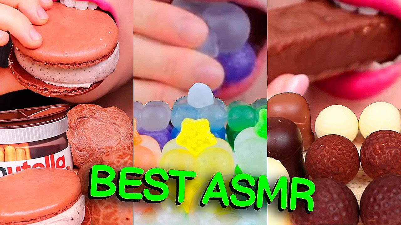 Best of Asmr eating compilation - HunniBee, Jane, Kim and Liz, Abbey ...
