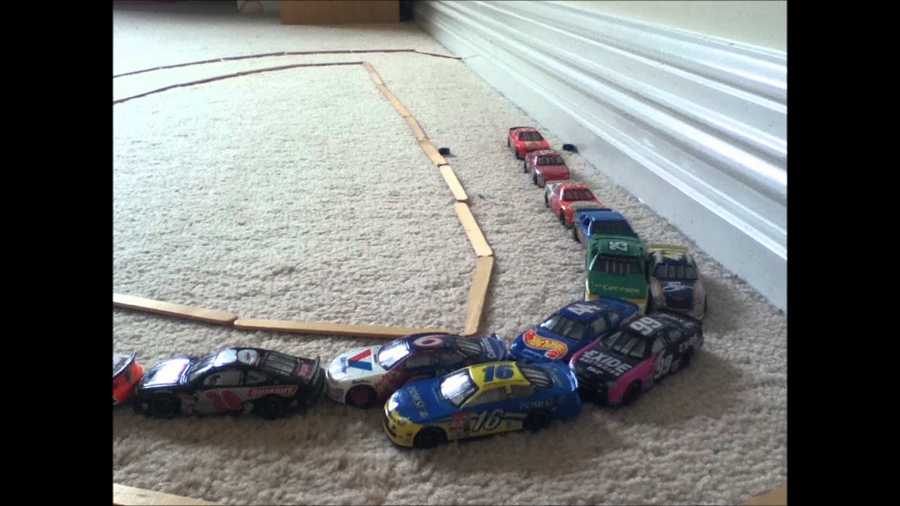 Stop Motion Race- Nascar 1998 Cars - YouTube