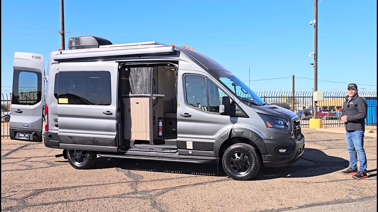 BEST Transit Adventure Van? 2026 Palladium Alpine White Carbonized Gray ...