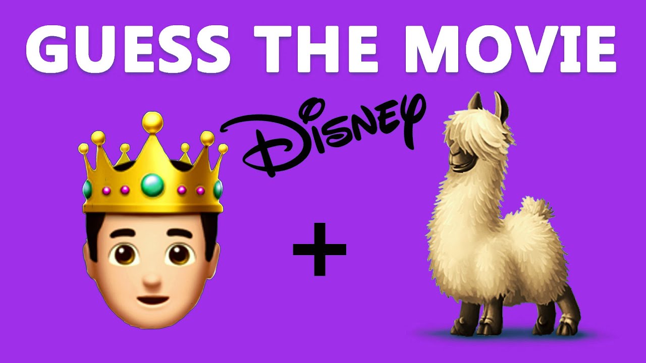 Disney Animated Movie Emoji Challenge - YouTube