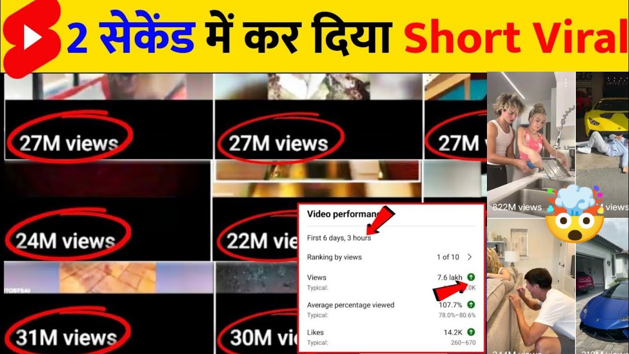 🤯सेकंड में Short Viral📈| How To Viral Short Video On Youtube | Shorts ...