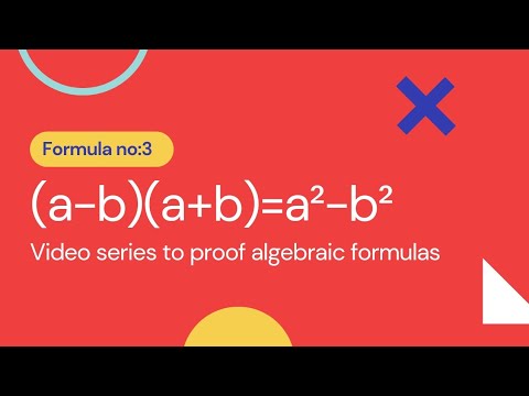 Prove that(a-b)(a+b)=a²-b² Formula no.3:#@_MathStars# ...