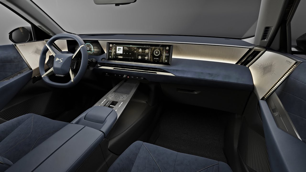 New DS N°8 Electric INTERIOR Reveal - YouTube