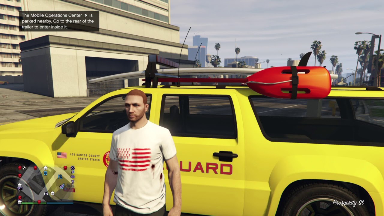 How to get a free lifeguard car in gta 5 online PS4 - YouTube