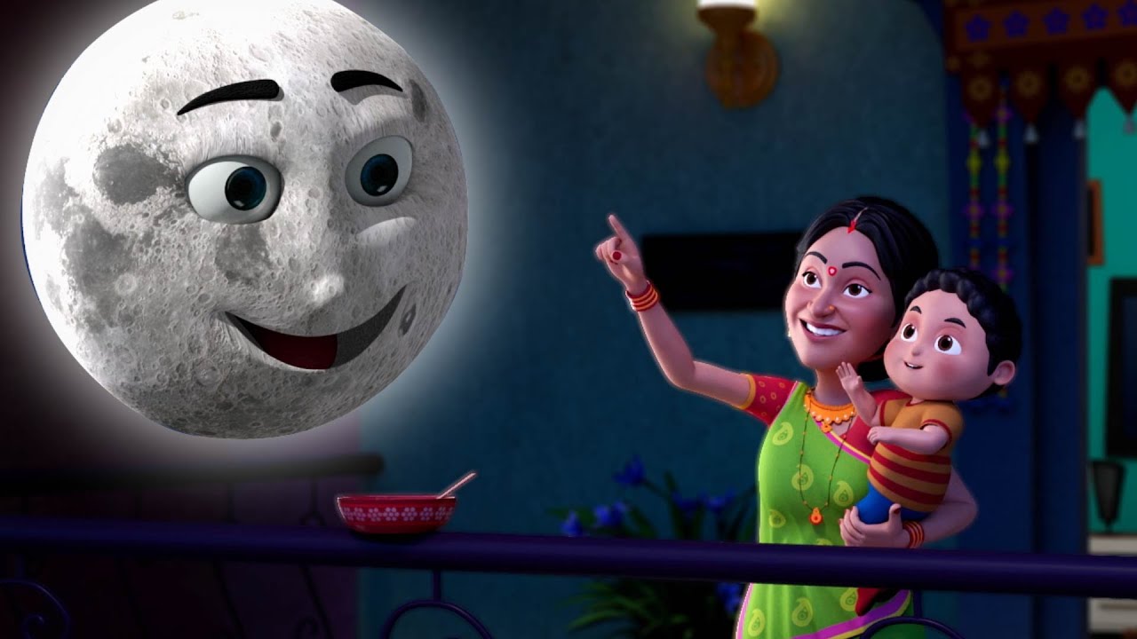 நிலா மாமா ஓடிவா | Chanda Mama | TKMOC Tamil Rhymes | #kids #tmkoc # ...