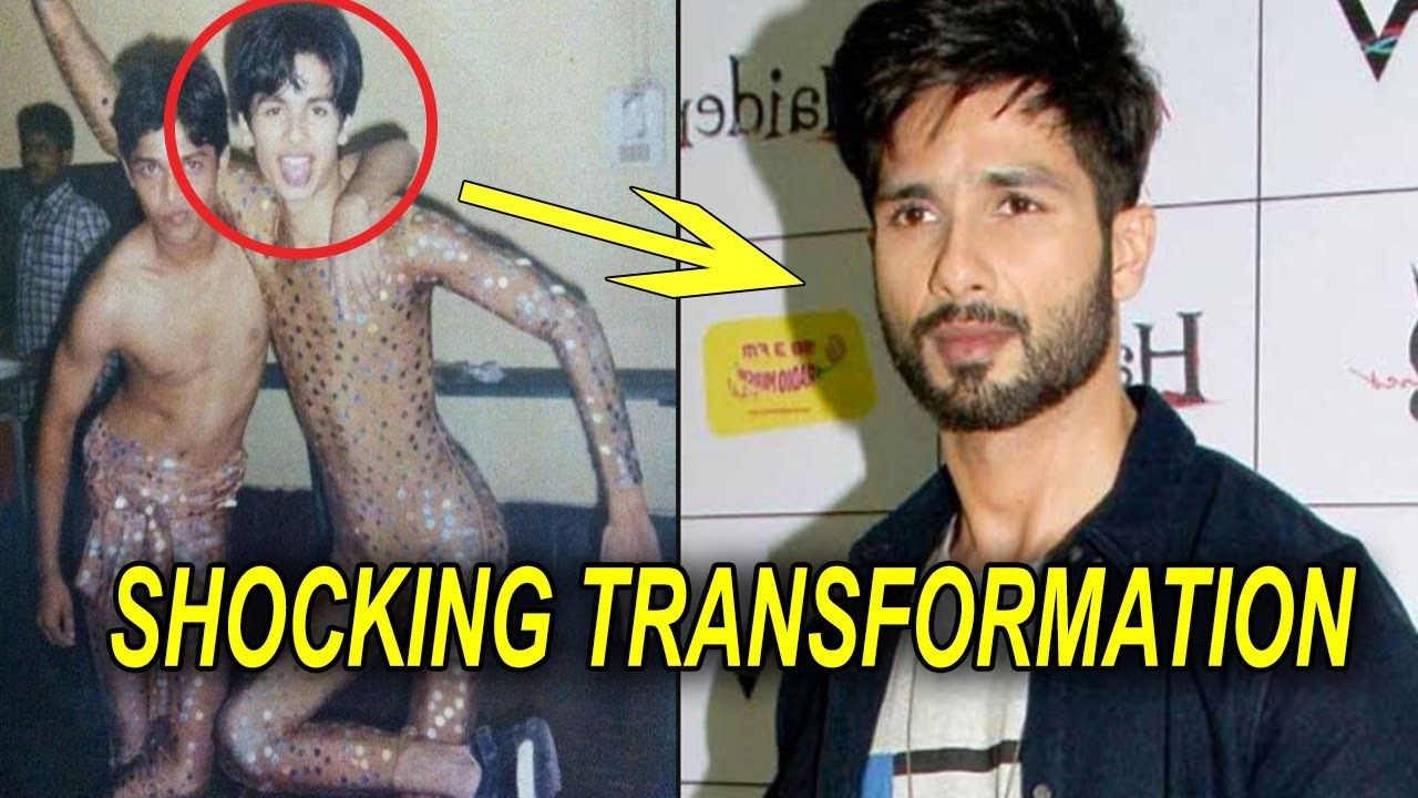 Shahid Kapoor Shocking Body Transformation From Childhood To 36 Years ...