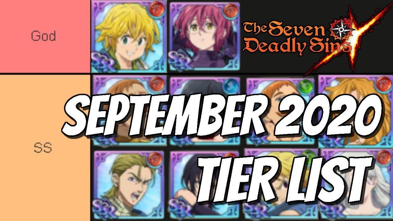 Grand Cross Global September 2020 Tier List (Tier List Video) Seven ...