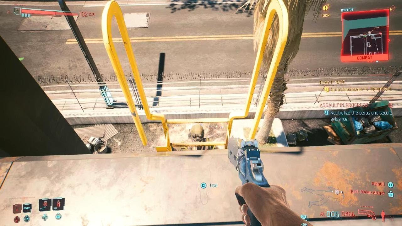 Safety First When Climbing Stairs, Cyberpunk 2077 - YouTube