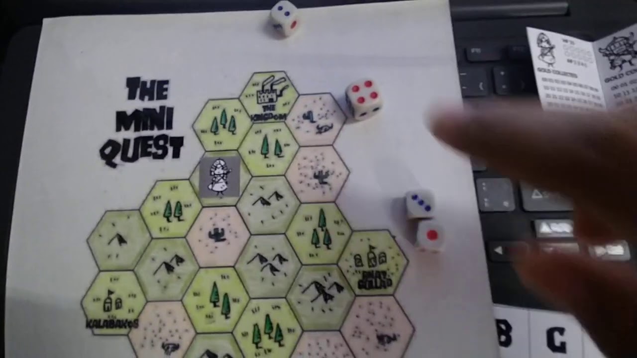 THE MINI QUEST - Um print and Play fenomenal - RESENHA - YouTube