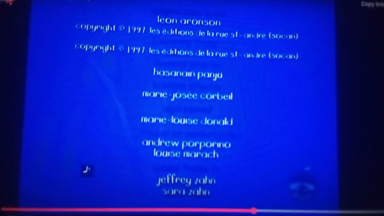Caillou Ending Credits 1997 Youtube Caillou End Credits 1997 (Change