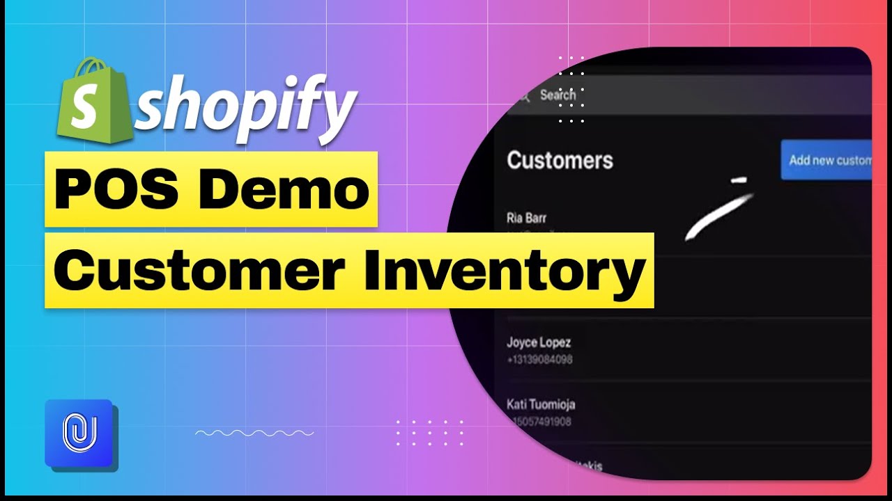 Shopify POS || Customer inventory and Loyalty management - YouTube