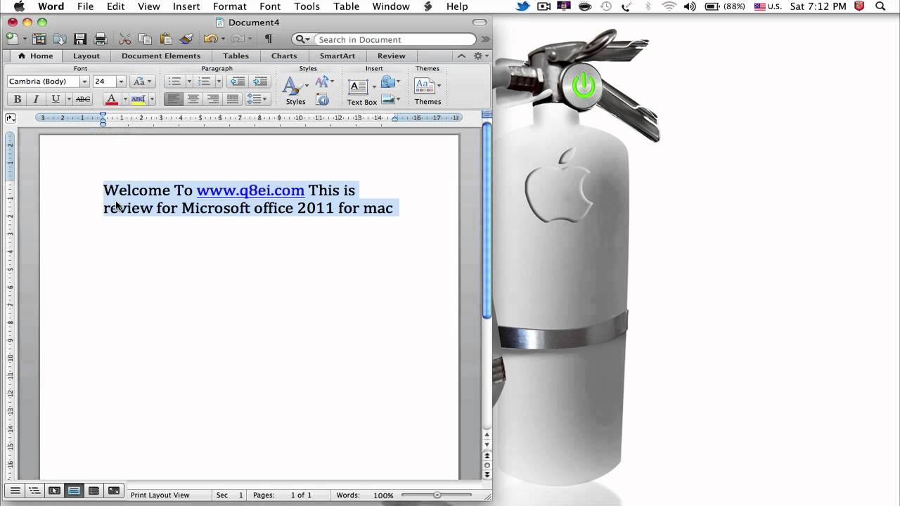Microsoft Office 2011 Mac ماكيروسوفت اوفيس للماكنتوش - YouTube