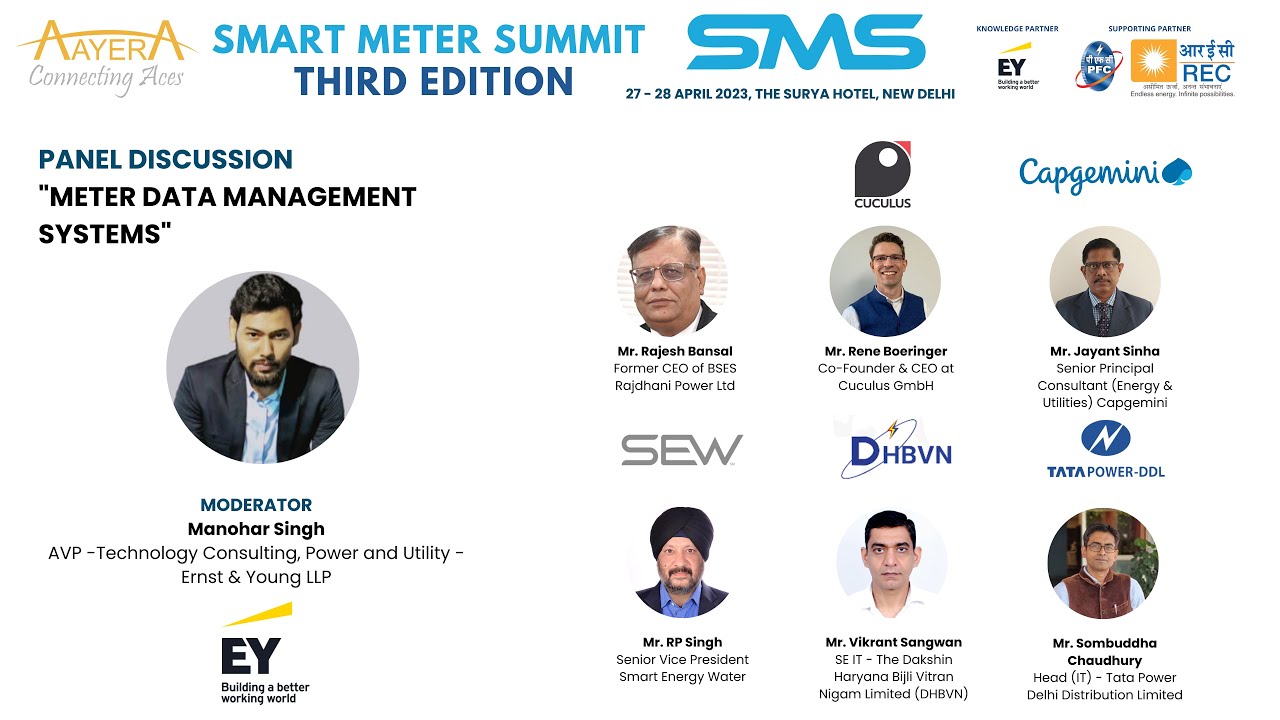 Panel - Meter Data Management Systems | Smart Meter Summit -3rd Edition ...