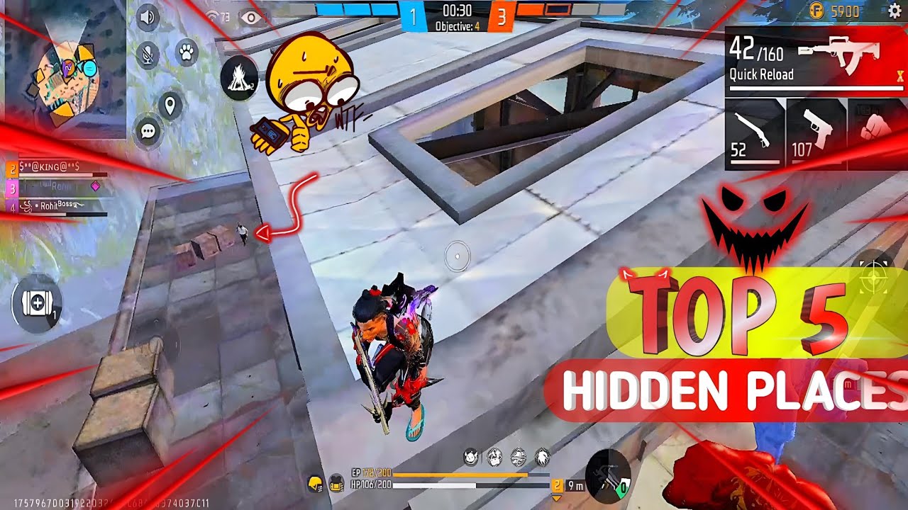 Free Fire NO Friends TOP 5 OB43 UPDATE Tips And Tricks | - YouTube