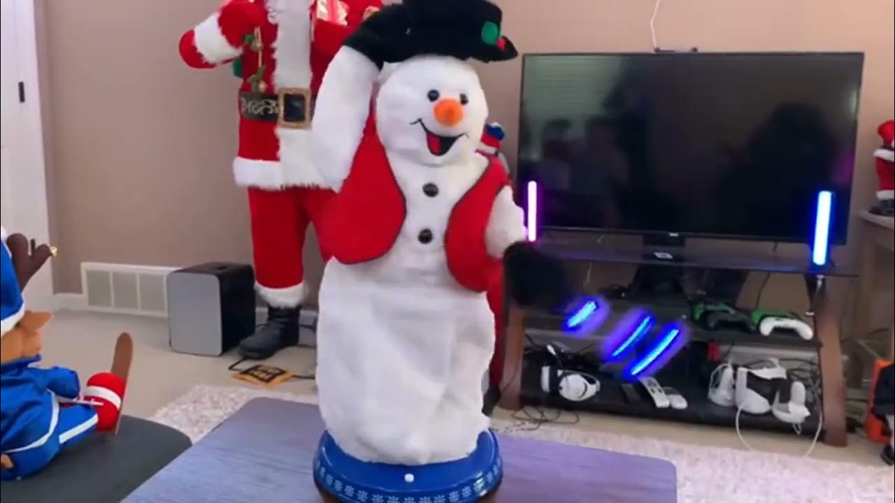 HQ Audio French Snowflake Spinning Snowman (Footage Not Mine) - YouTube