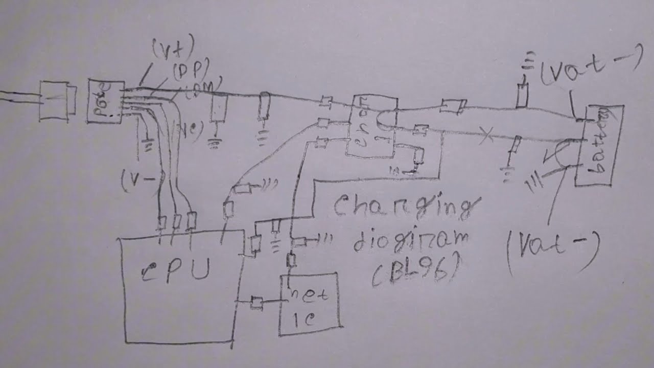 keypad phone charging diagram - YouTube