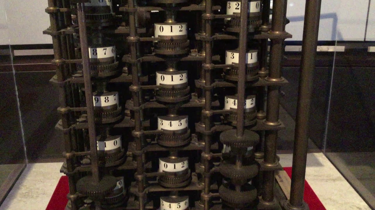 Computer History Museum - Charles Babbage Machine - YouTube