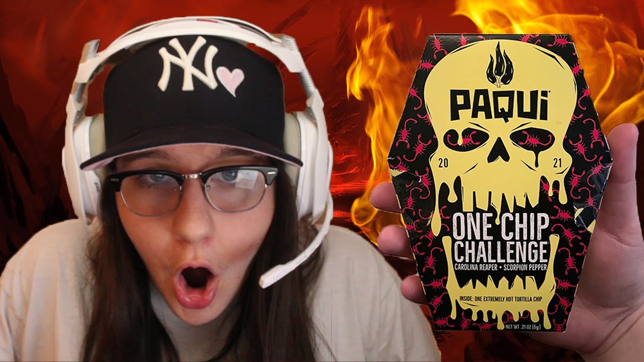 Eating the Worlds SPICIEST Chip - One Chip Challenge - YouTube