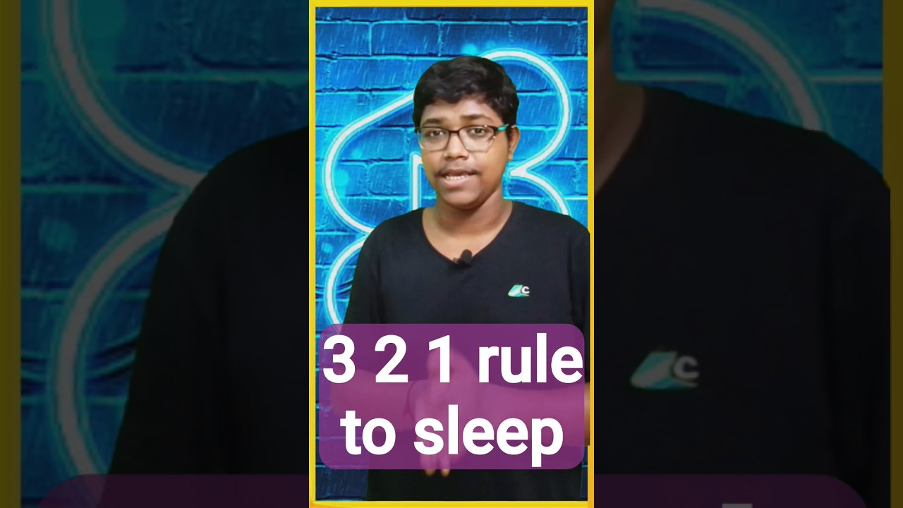 3 2 1 Rule To SLEEP shorts sleep howtosleepfaster YouTube 3 2 1 Rule To SLEEP shorts sleep howtosleepfaster YouTube
