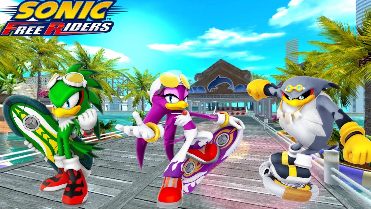 SONIC FREE RIDERS~(XBOX 360 WITH KINECT)~TEAM BABYLON ROGUES STORY ...