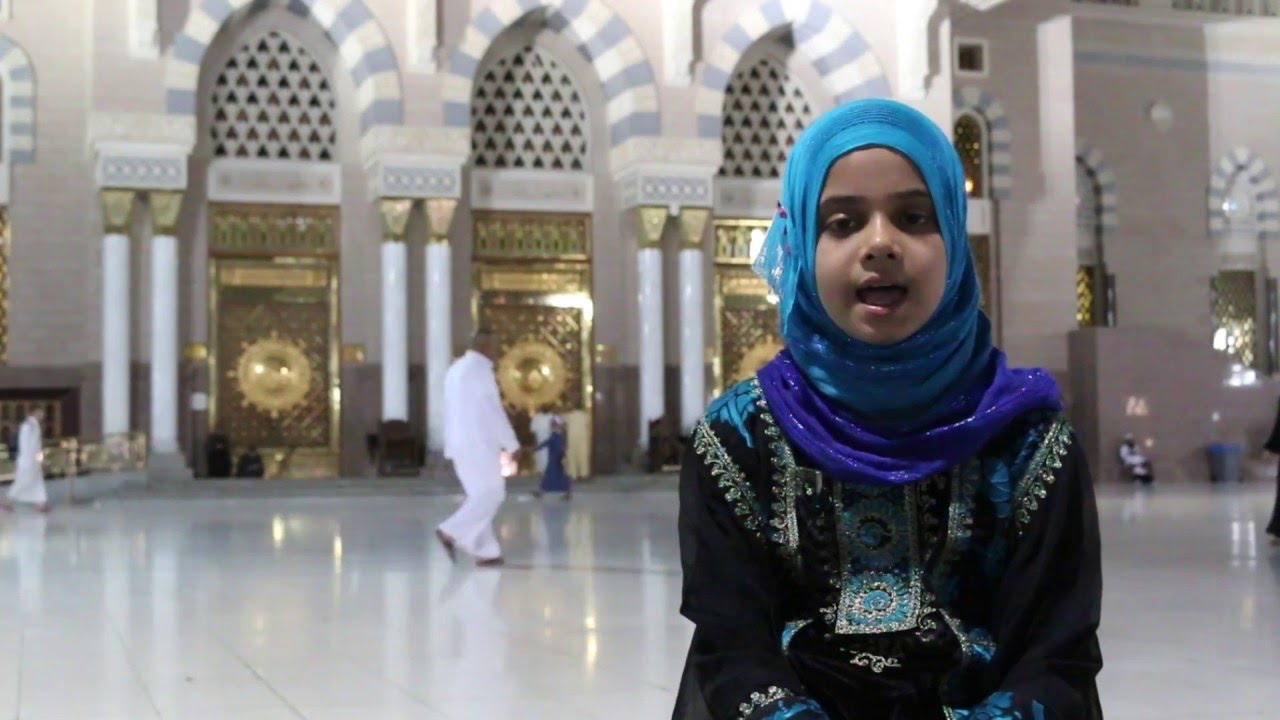 Maryam is reciting few verses from Surah Saba at the blessed Al-Masjid ...