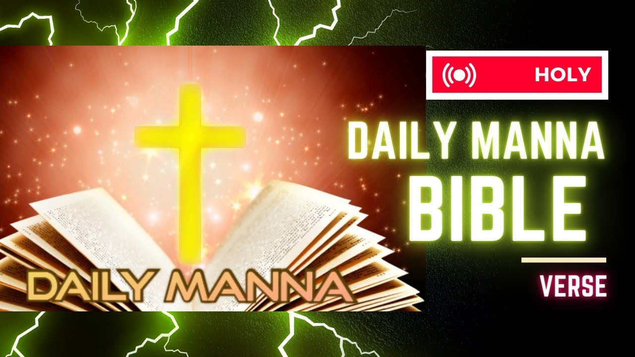DAILY MANNA || GOLDEN VERSE || PADMASRI - YouTube