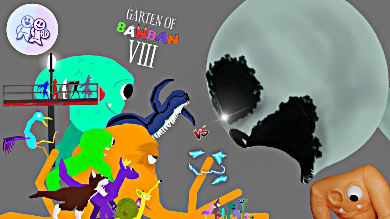 Garten Of Banban 8 Zolphius Vs All GOB Characters in DC2 Animation ...