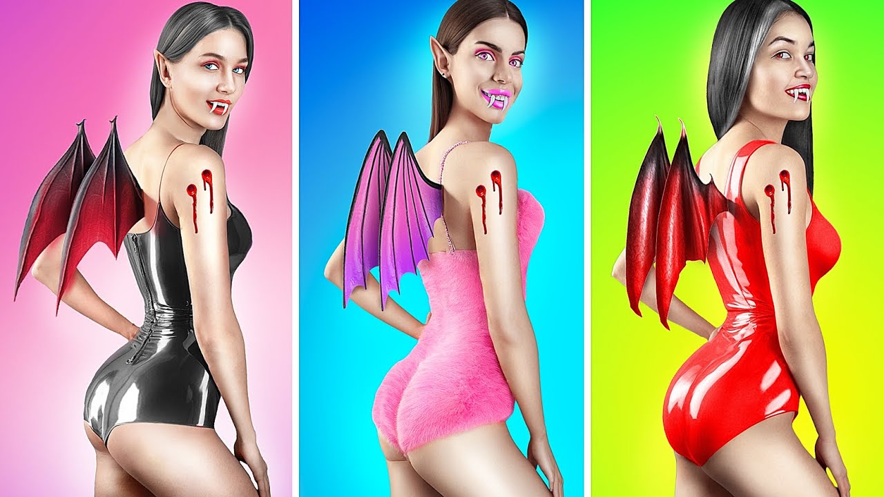 Bogate kontra Biedne kontra Mega Bogate Trojaczki / Jak Zostać Wampirem - YouTube