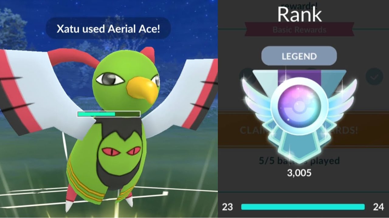 Hitting Legend with Xatu! - Pokemon PvP GO Battle League - YouTube