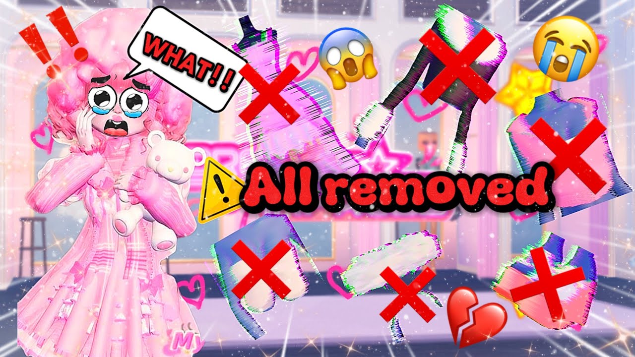 EVERY ITEM REMOVED FROM THE MINI UPDATE! 15+ ITEMS | Roblox Dress To ...
