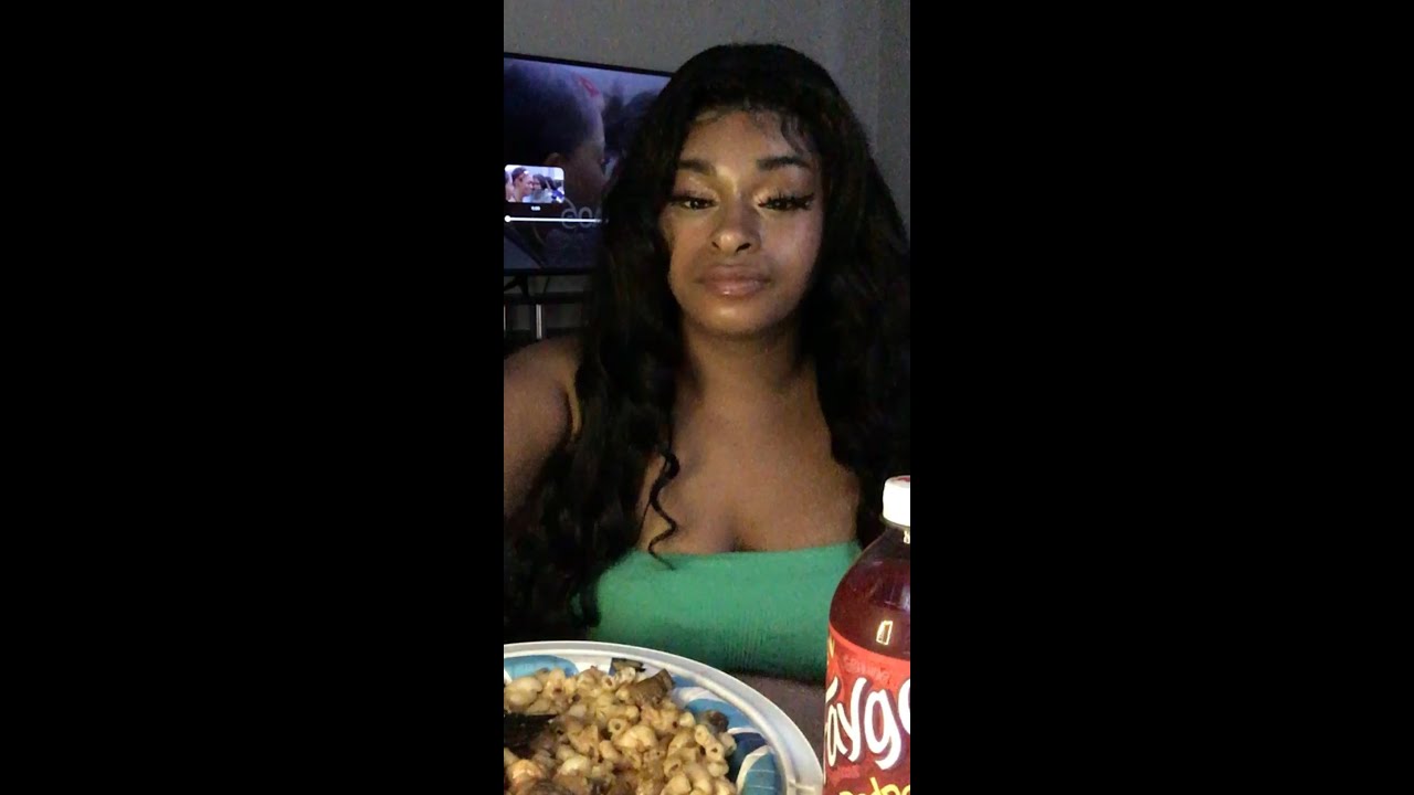 Burping mukbang 🔥Pan seared steak bites + Mac & cheese🔥Please subscribe ...