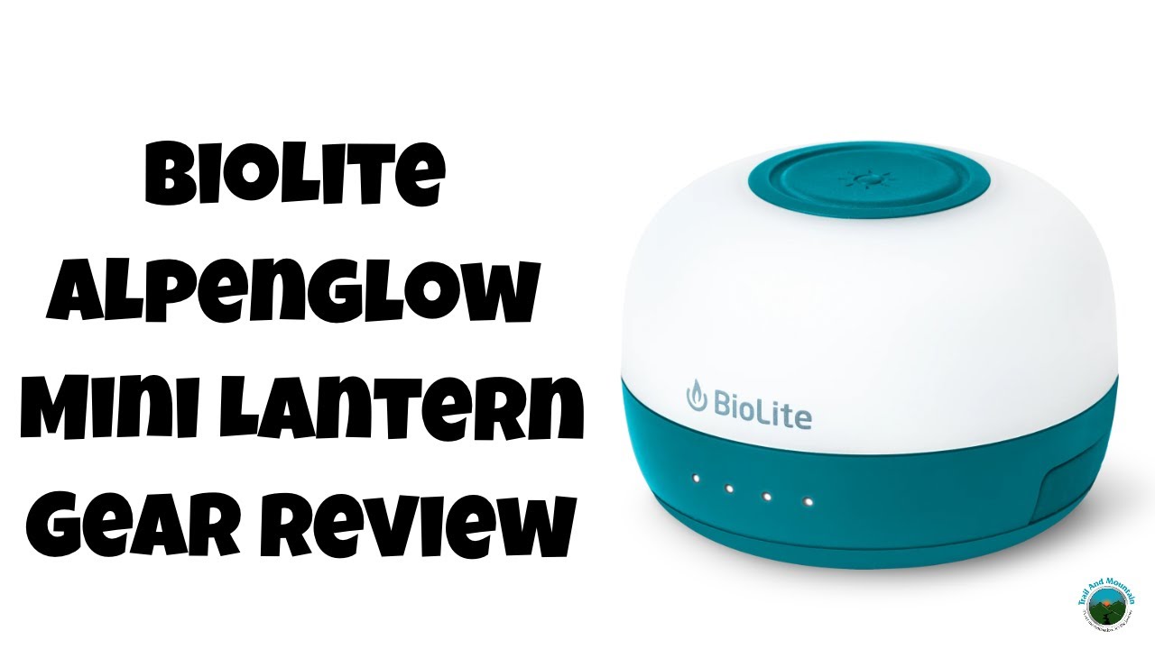 BioLite AlpenGlow Mini Camping Lantern Gear Review - YouTube