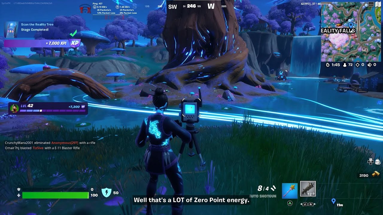 Scan the Reality Tree, Scan the root between the Reality Tree and the ...