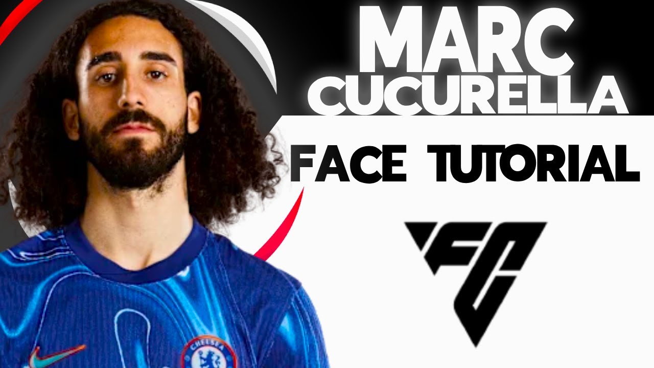 EAFC 25 How To Create Marc Cucurella (Face) Simple Tutorial - YouTube