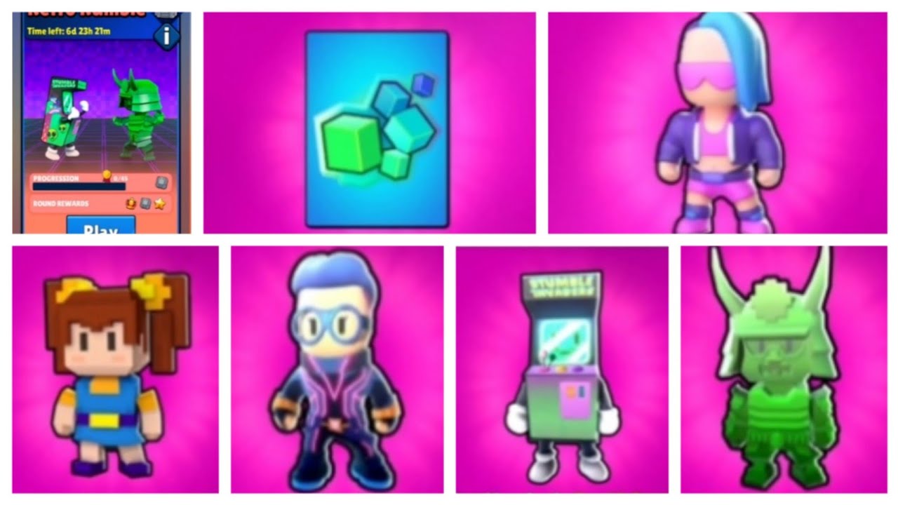NEW EVENT RETRO RUMBLE AND NEW SKINS ARE AMAZING! |Stumble guys. - YouTube
