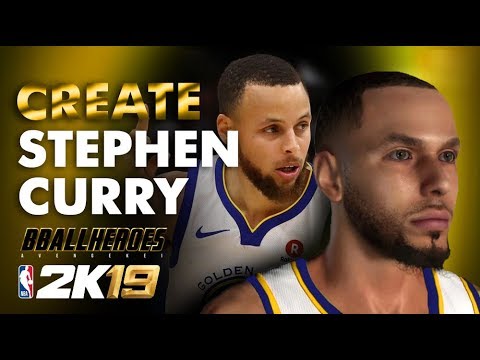 NBA 2K20 - How to create Stephen Curry - YouTube