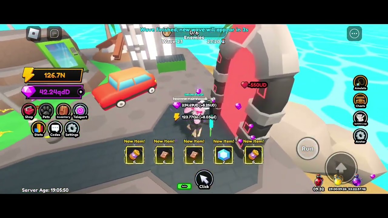 Completed wave 50 in defense mode!! In anime punch sim (roblox - YouTube