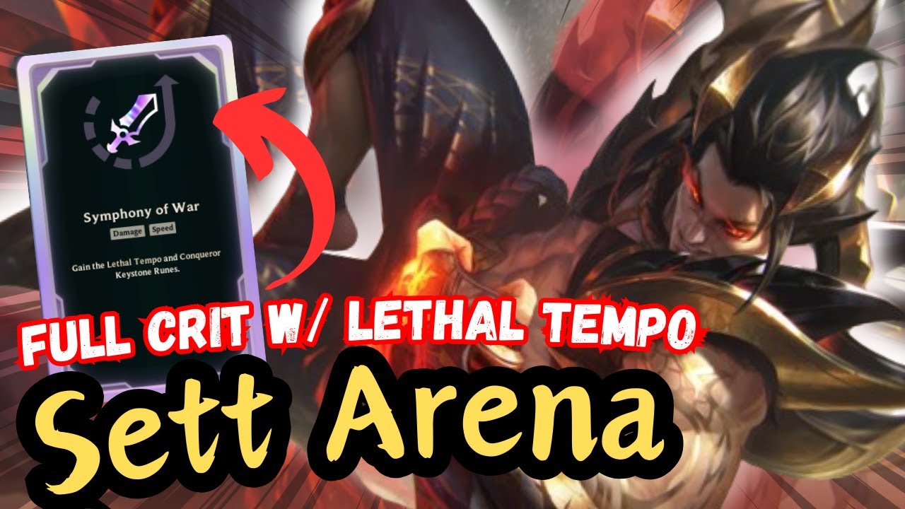 UNSTOPPABLE Sett with Full Crit Lethal Tempo in Arena 2v2v2v2 ...