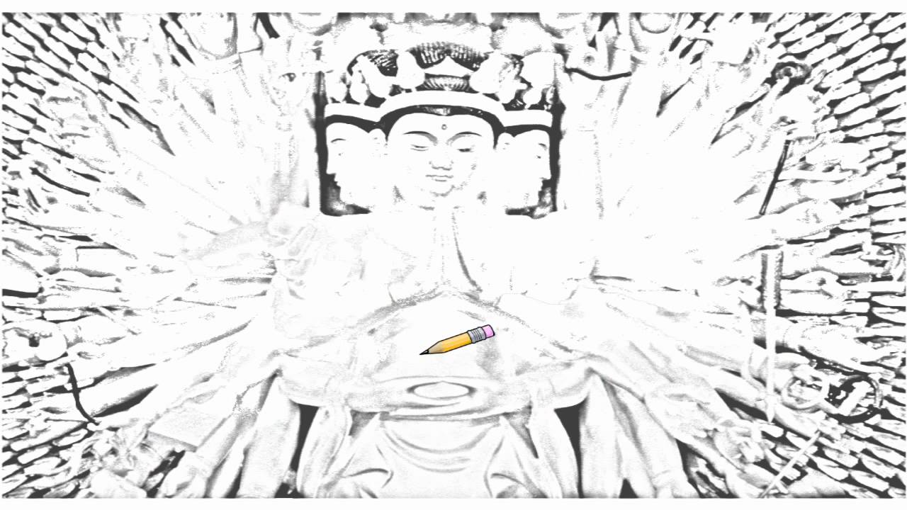 Auto Draw 2: Buddhist Temple, Shanghai, China - YouTube