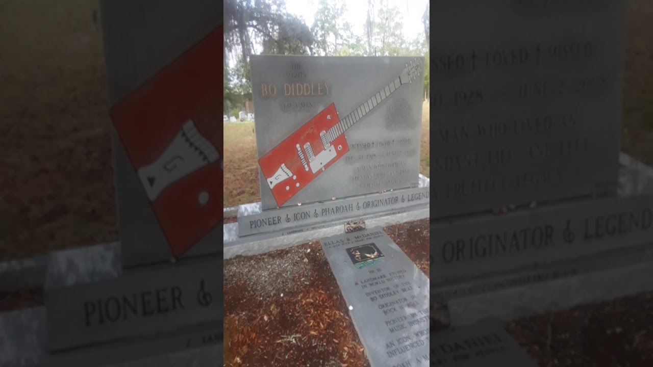 Bo Diddley grave - YouTube