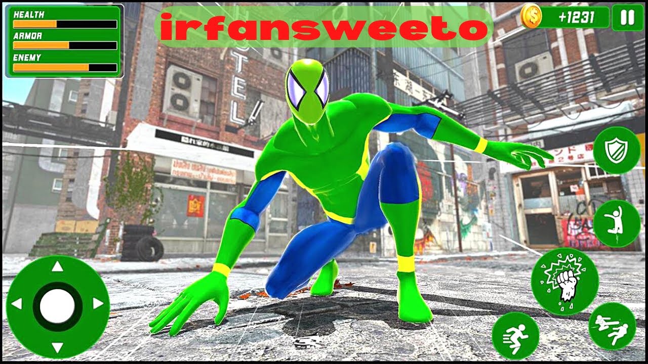 Rope Frog game Part-I | Rope Frog Ninja Hero | Rope Frog Ninja Super ...