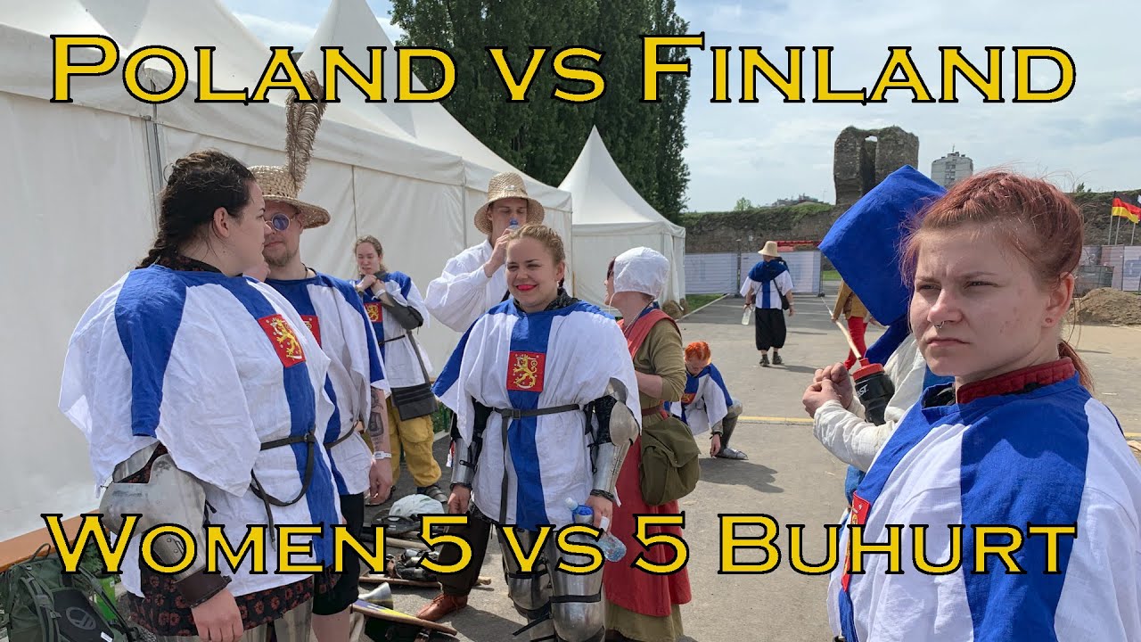 Poland vs Finland, Women 5vs5 Buhurt Fight - YouTube