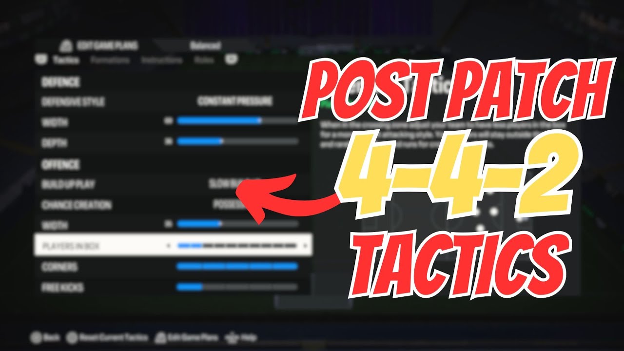 The BEST POST PATCH 442 Custom Tactics on FC 24 - YouTube