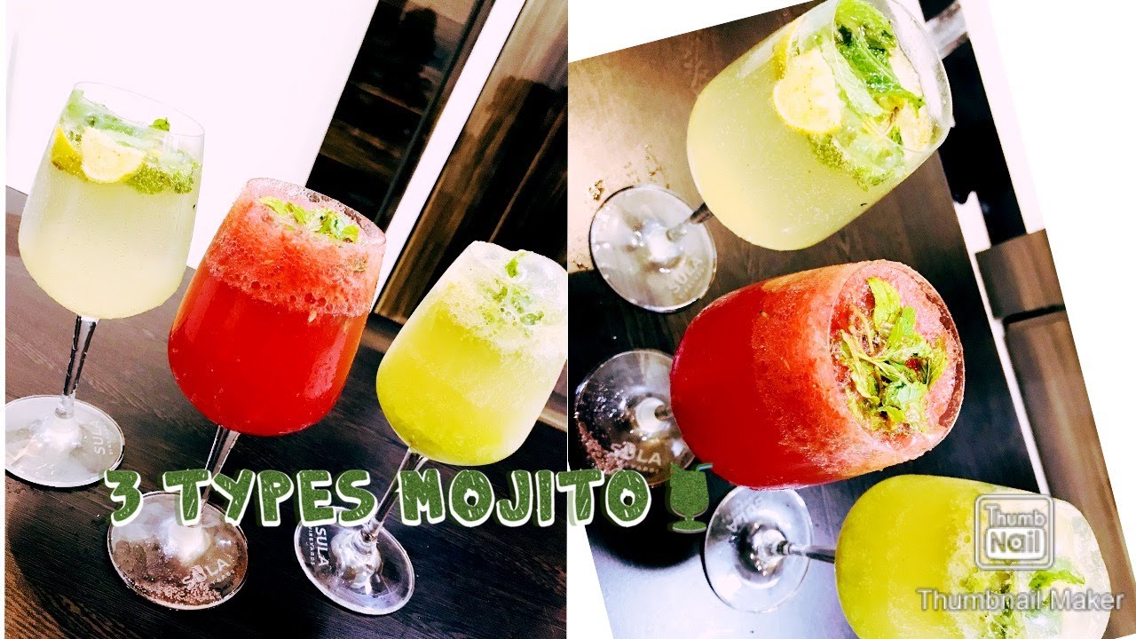 3 types of mojito | refreshing drink at home - YouTube