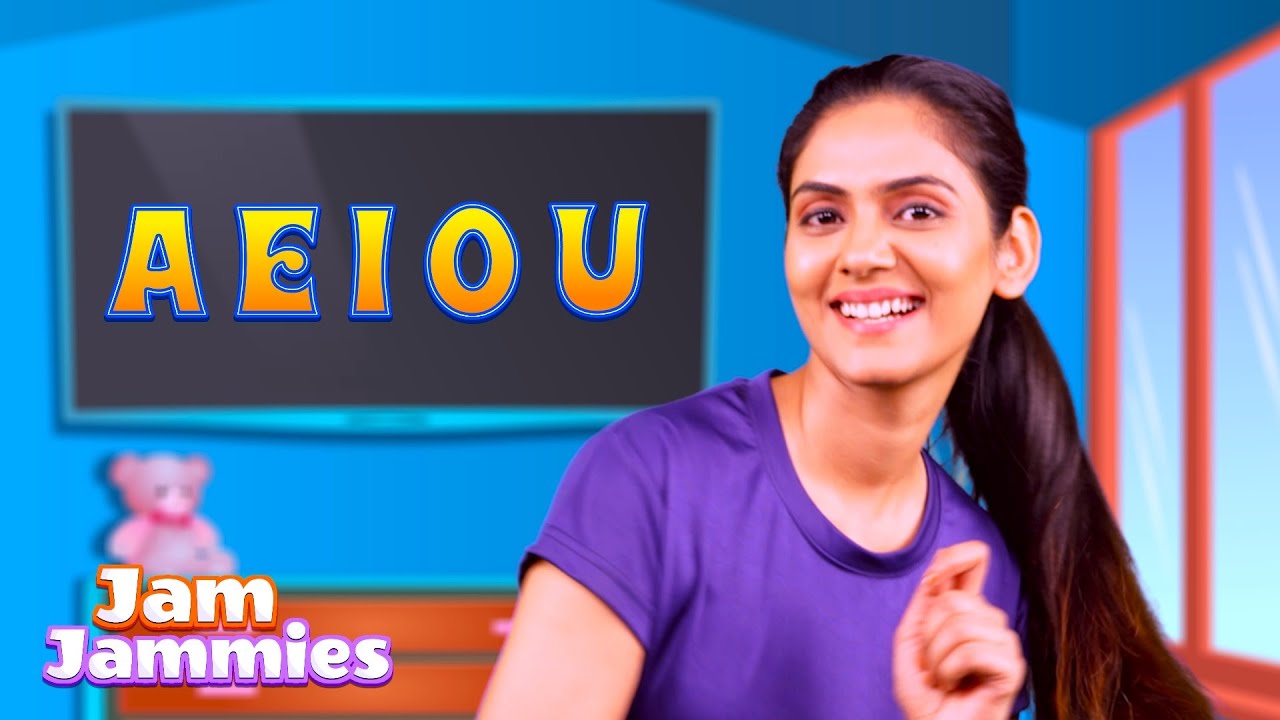 AEIOU Song And More | Nursery Rhymes & Kids Songs | JamJammies - YouTube